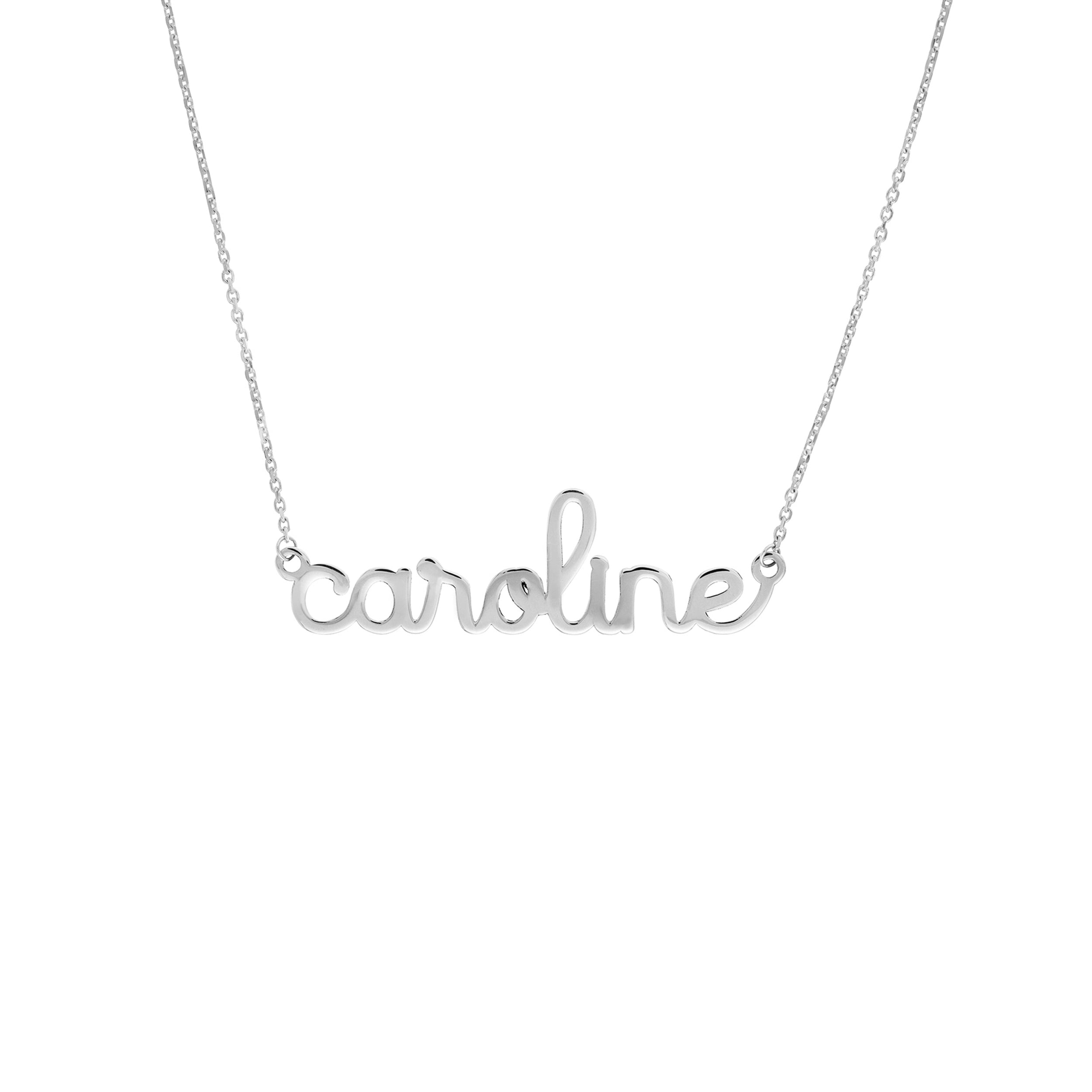5mm Doodle Nameplate Necklace – Oaks Jewelers